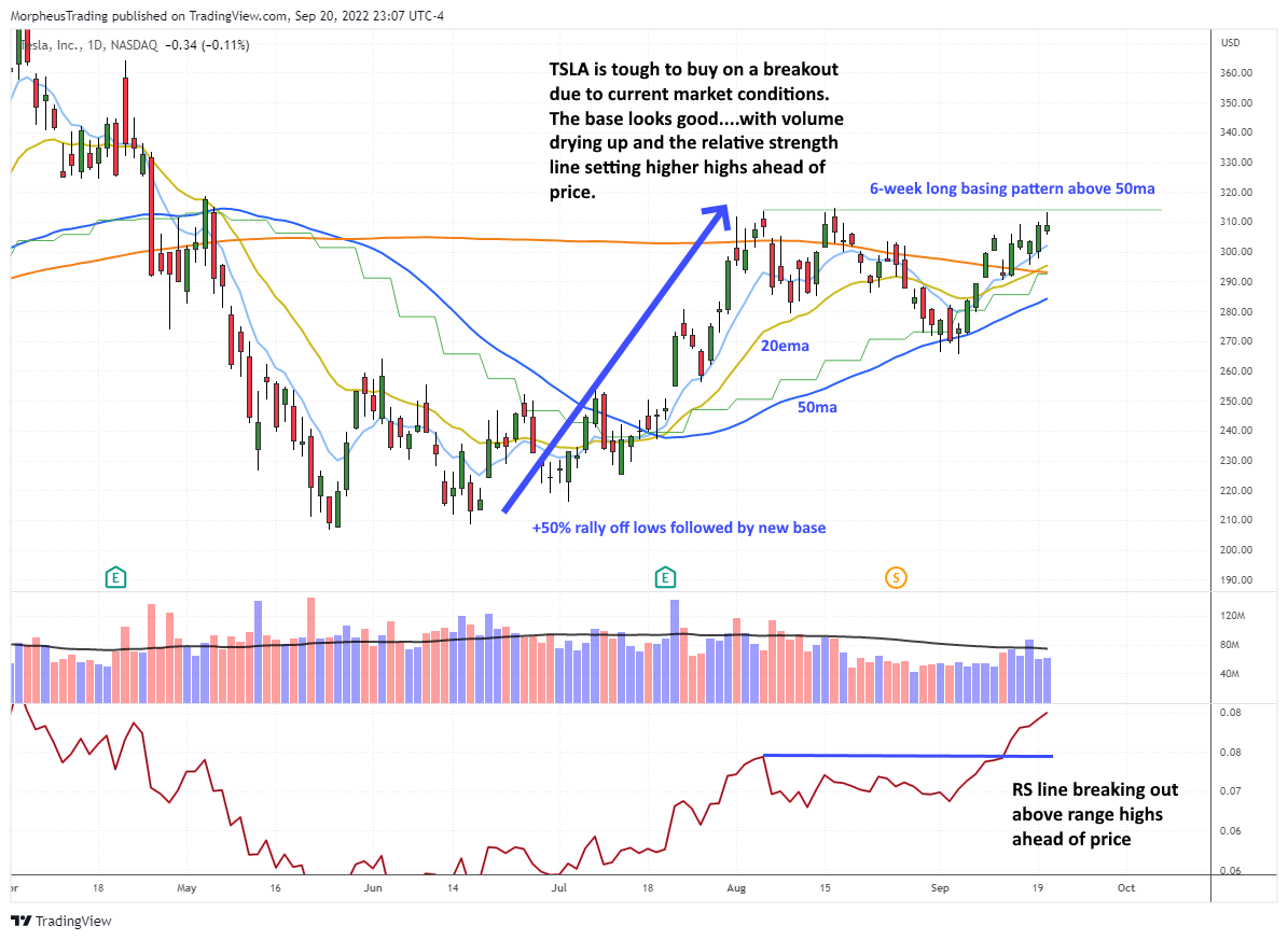 The Wagner Daily - $TSLA's 50% Rally Forms Valid Basing Pattern